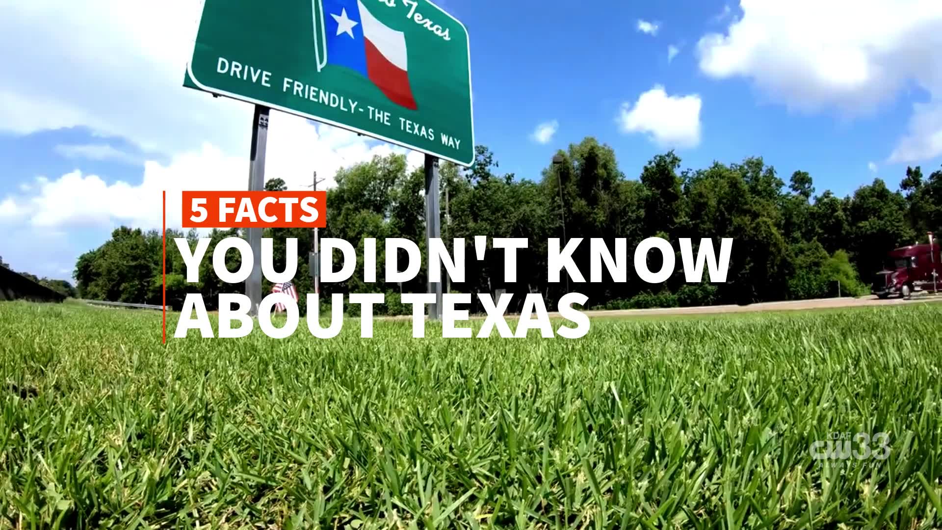 5 Facts About Texas – CW33 Dallas / Ft. Worth