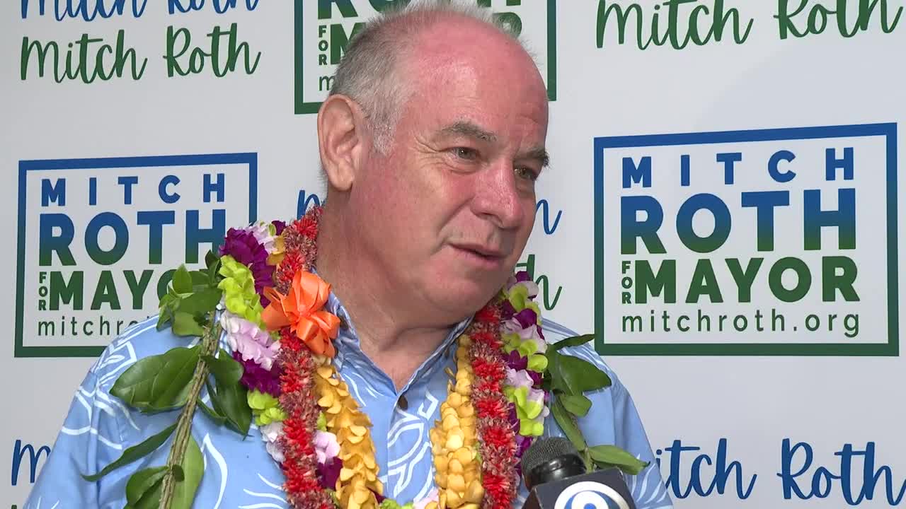 Hawaii County Mayor Mitch Roth on first printout – KHON2