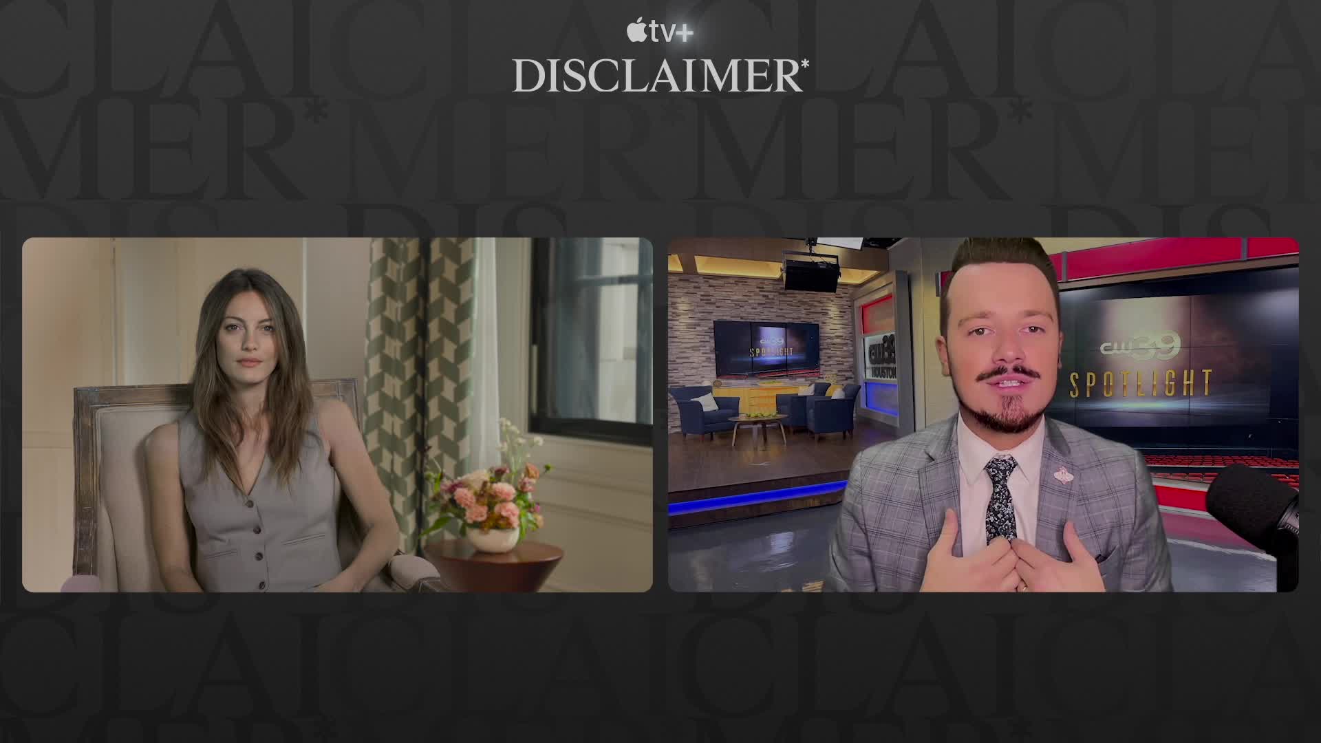 Leila George Discusses Disclaimer on CW39 Spotlight with Brad Gilmore ...